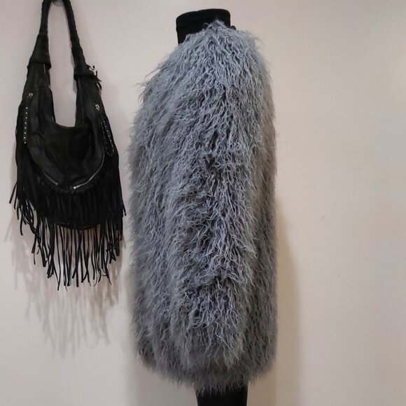 Yoli Rapp | Jackets & Coats | Boho Chicvtg 7s Vibe Gorg Faux Mongolian ...